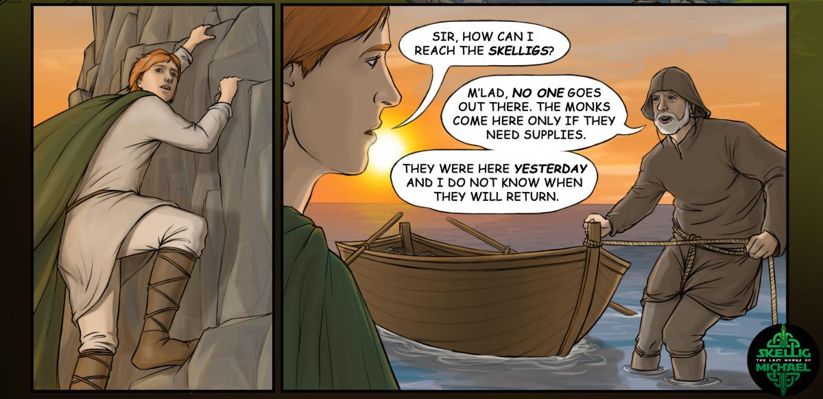 (Slideshow) Preview of our upcoming comic book on Skellig Michael ...